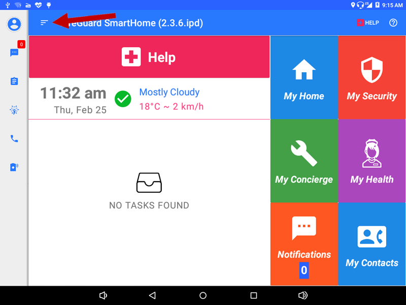 How to update your personal details directly from the LifeGuard IP Dialler